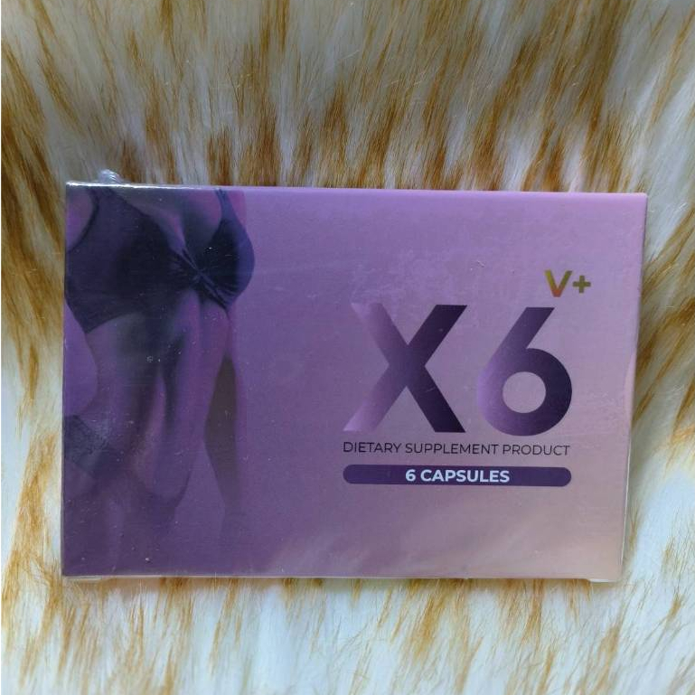 เอ็กซ์ 6 วี พลัส X6 v plus อาหารเสริมสำหรับผู้หญิง อาหารเสริม หญิง ดูแลภายใน อาหารเสริม กล่องละ ...