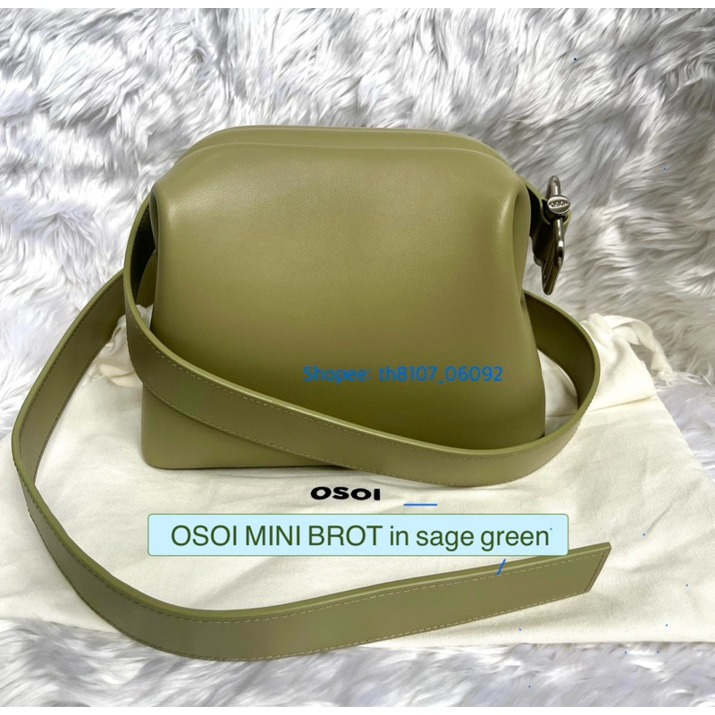 OSOI MINI BROT in sage green (มือสอง) | Shopee Thailand