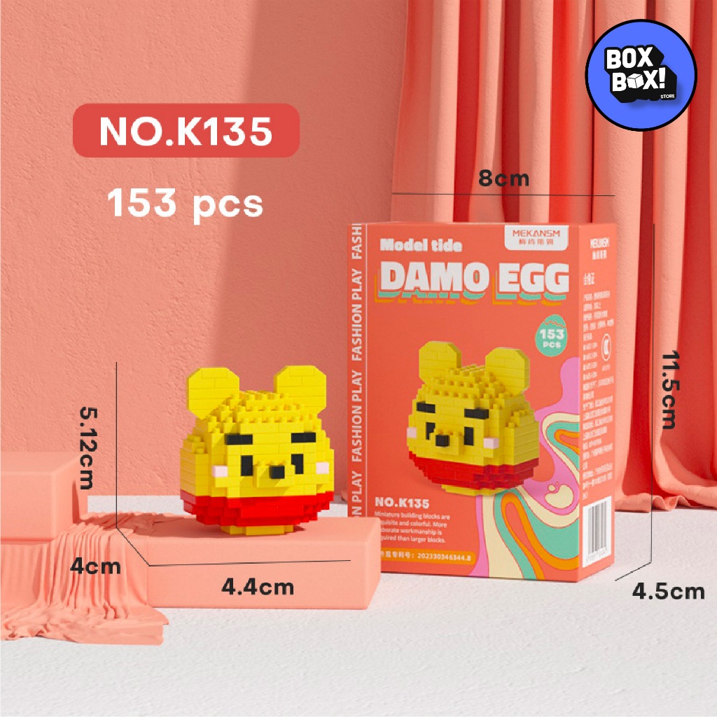 พร้อมส่ง!! DAMO_EGG บล็อคตัวต่อตัวต่อของเล่น บล็อกตัวต่อนาโน การ์ตูนน่ารัก ของเล่นสําหรับเด็ก ...