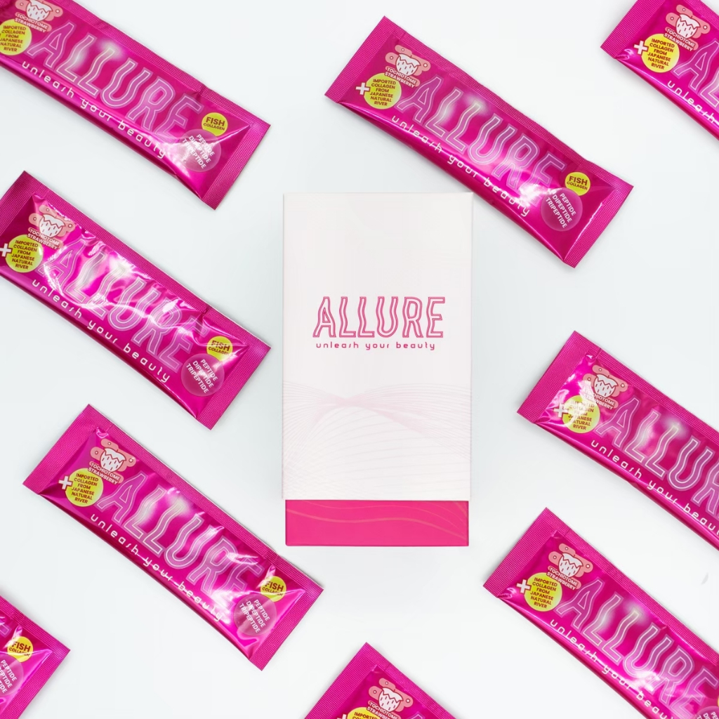 ALLURE Collagen (อัลลัว) คอลลาเจน 6 กล่อง คอลลาเจน ดูแลผิวใส เปล่ง ...