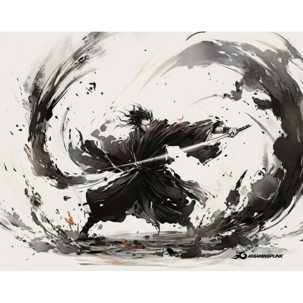 (พร้อมส่ง) แผ่นรองเมาส์ AXGaming punk (UNCOATED) Gaming Mousepad แผ่น ...