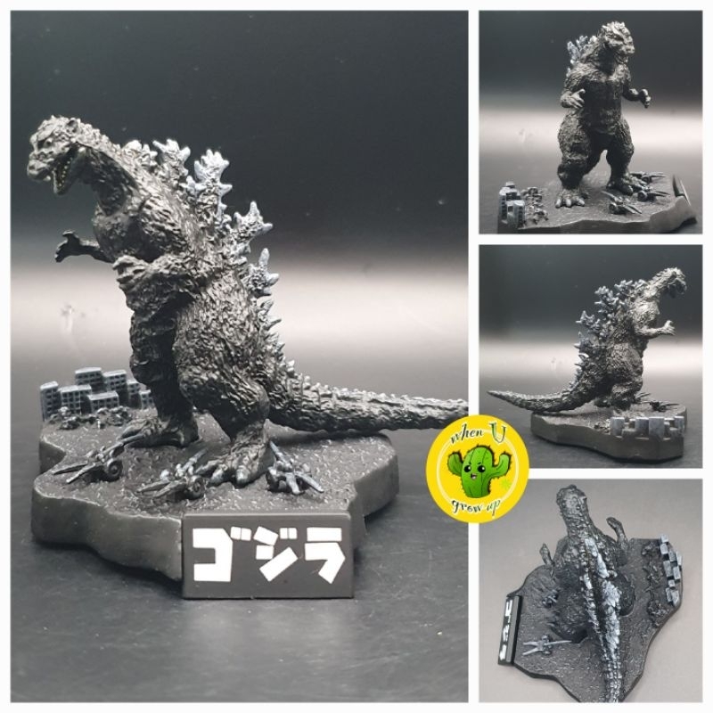 Bandai Godzilla Mini Daiorama Sence Complete Work 1954 งานฉาก กอตซิลล่า ...