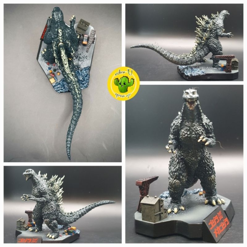 Bandai Godzilla Mini Daiorama Sence Complete Work 2002 งานฉาก กอตซิลล่า ...