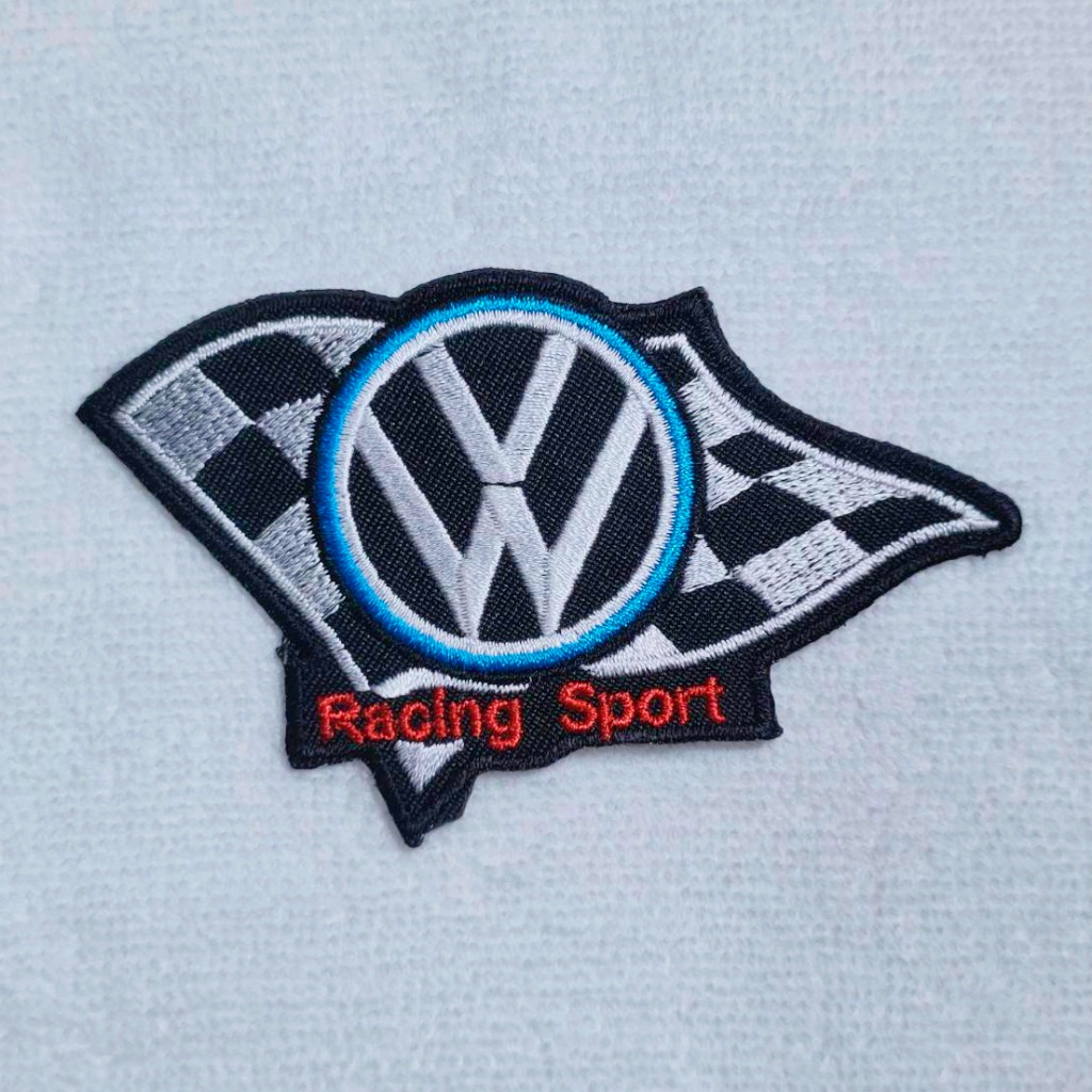 อาร์ม ตัวรีด อาร์มติดเสื้อ รถ Volkswagen Patch Racing Sport โฟล์คสวาเกน รถโฟล์ค สำหรับตกแต่ง ...