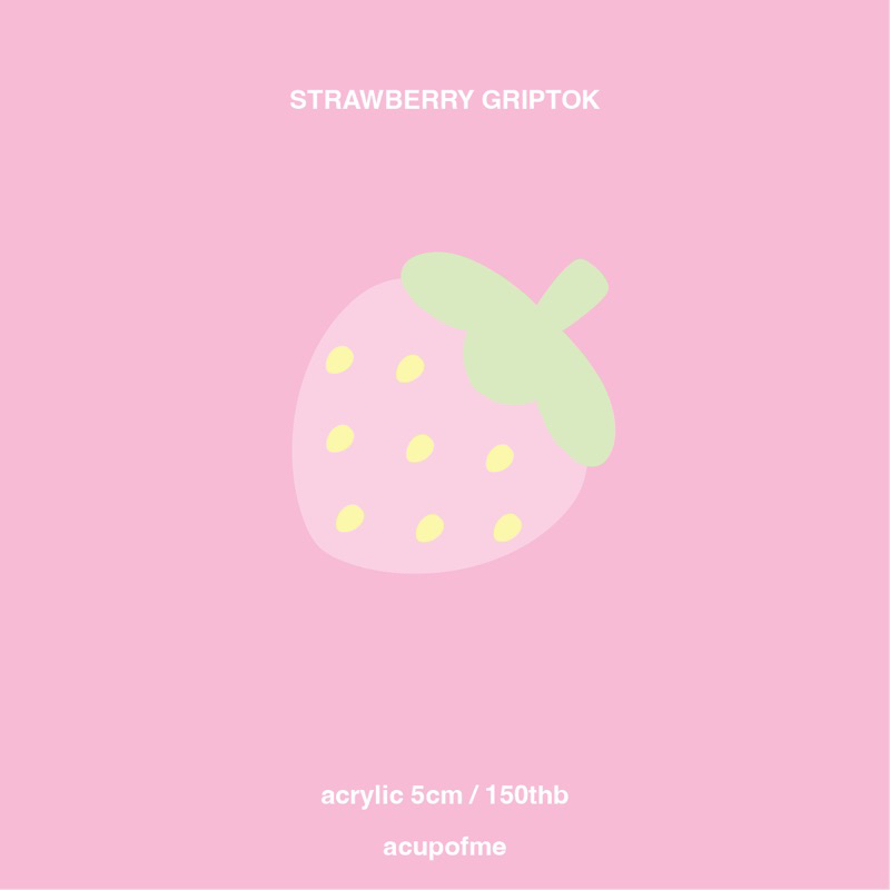 strawberry griptok กริปตอก | Shopee Thailand