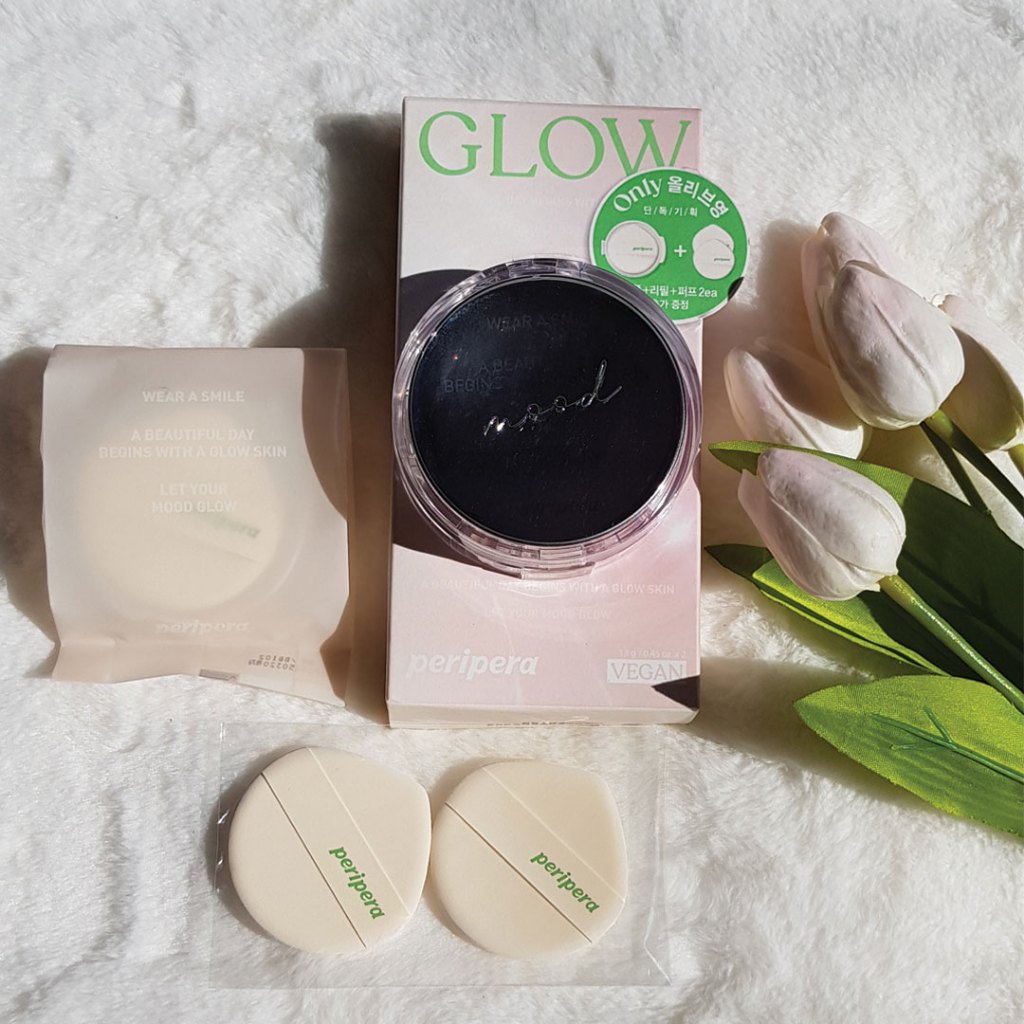 #พร้อมส่ง# PERIPERA Mood Vegan Glow Cushion แถม Refill | Shopee Thailand
