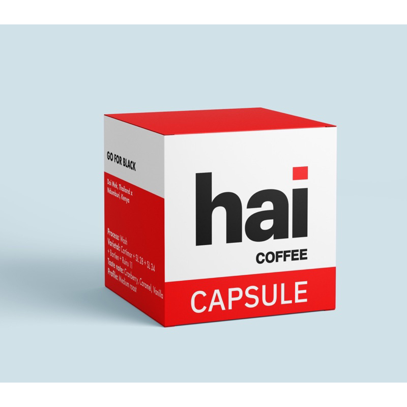 Hai coffee capsule (Cranberry creme brulee) x10 capsules | Shopee Thailand