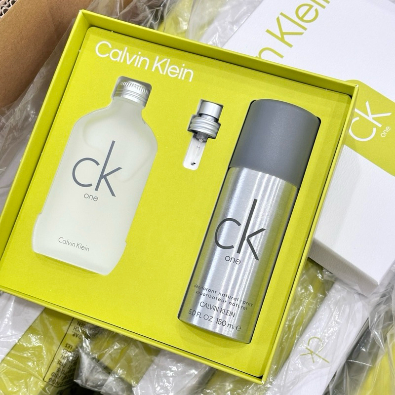 Calvin Klein Ck One Gift Set 100ml. EDT + 150ml. | Shopee Thailand