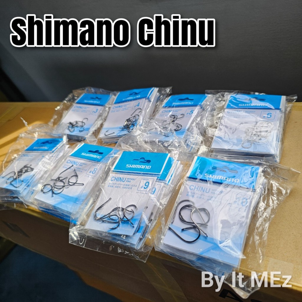 ของแท้ ราคาถูก ตัวเบ็ด CHINU WITH RING แบบตูดแบน แบรนด์ SHIMANO ของแท้ ...