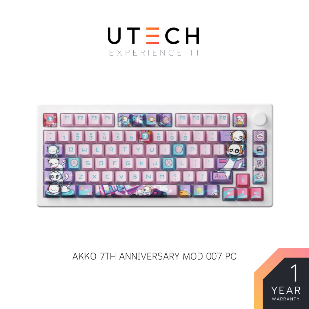 คีย์บอร์ด AKKO 7th Anniversary MOD 007 PC 75% Hotswap Mechanical ...