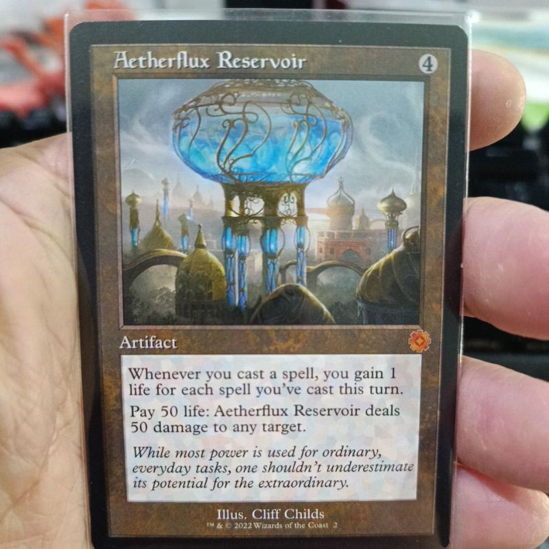 Aetherflux Reservoir MTG Single Card | Shopee Thailand