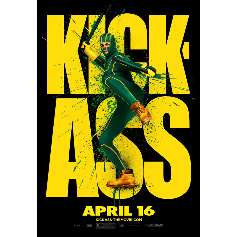 โปสเตอร์หนัง Kick Ass 1 2 ขนาด 11 5 X 16 5 นิ้ว A3 Shopee Thailand