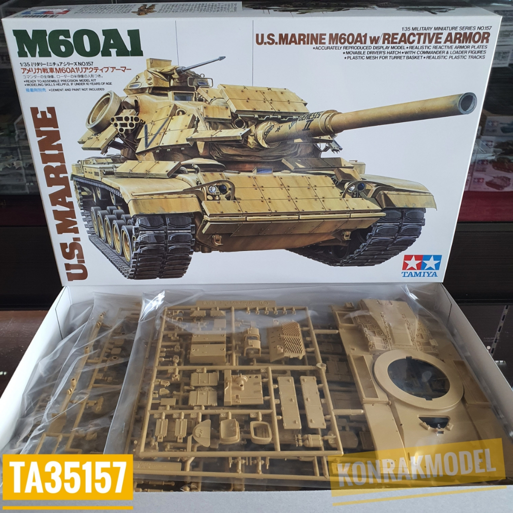 TAMIYA 35157 M60A1 U.S.Marien [1/35] | Shopee Thailand