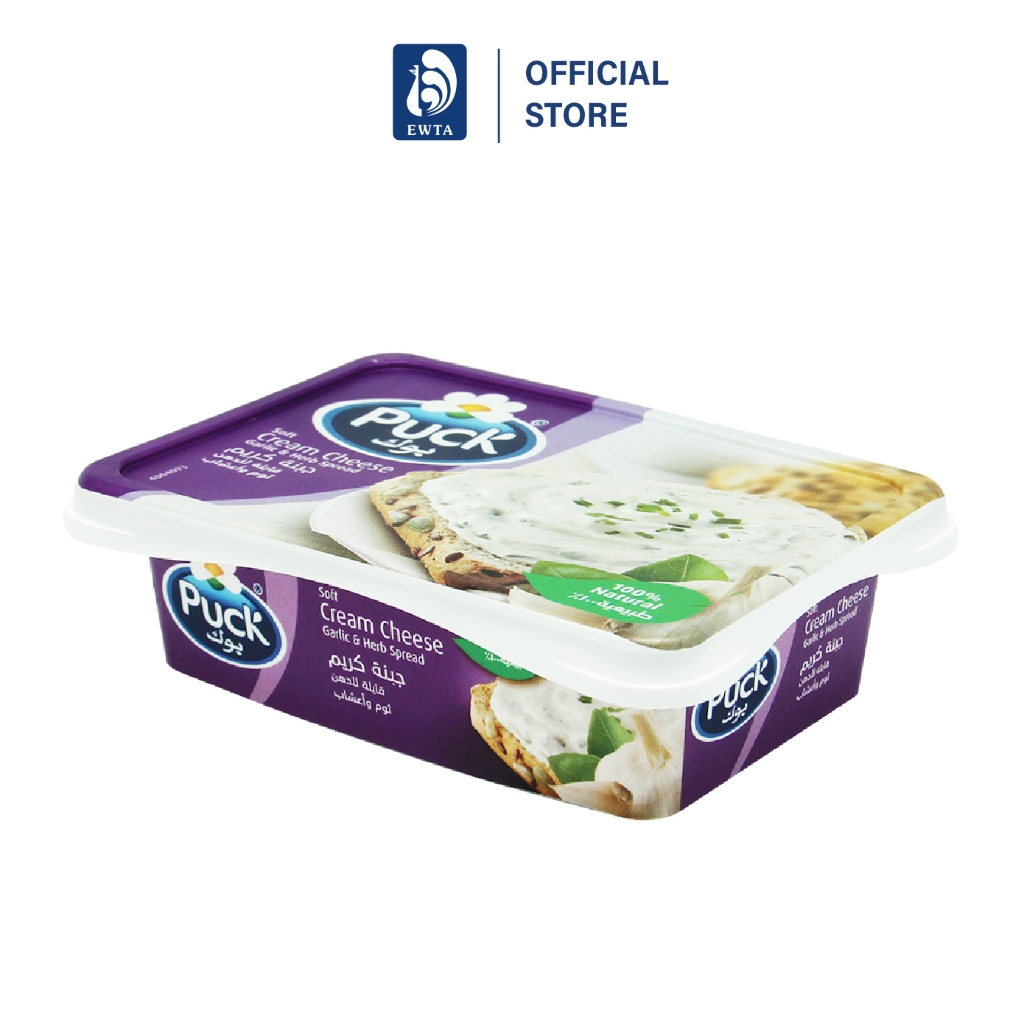 Puck Cream Cheese with Garlic พุก ครีมชีส ผสมกระเทียม 200g | Shopee ...