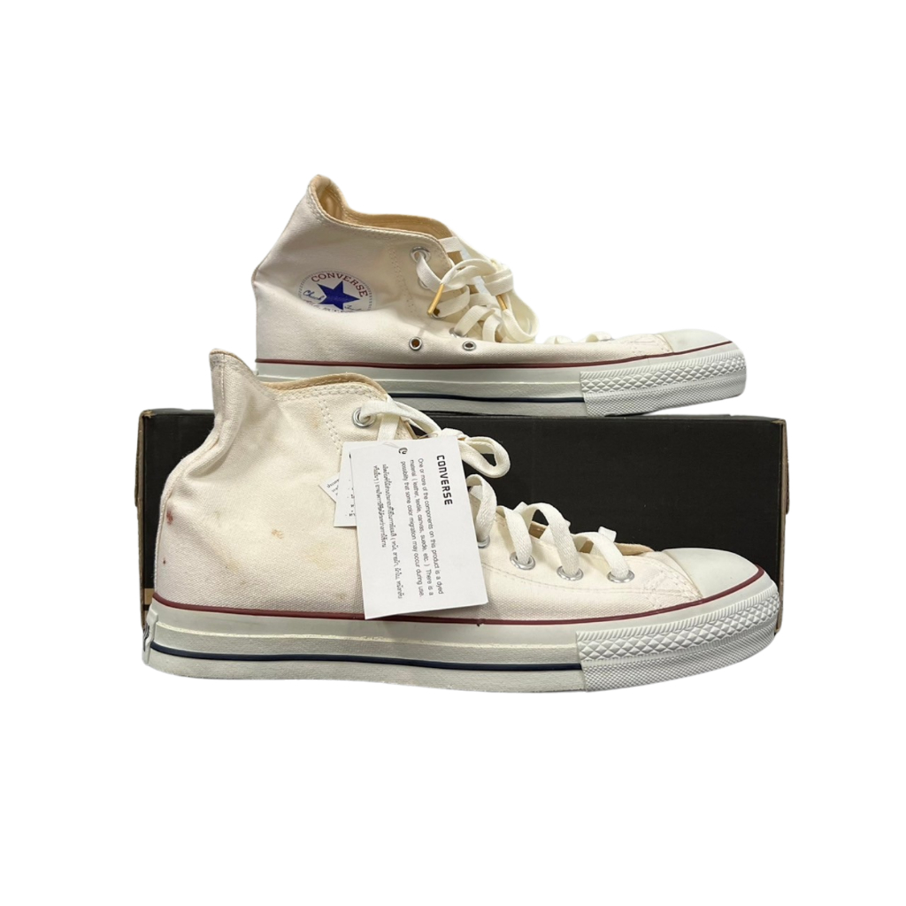 [26CM] CONVERSE ALL STAR HI WHITE MADE IN THAILAND | Shopee Thailand