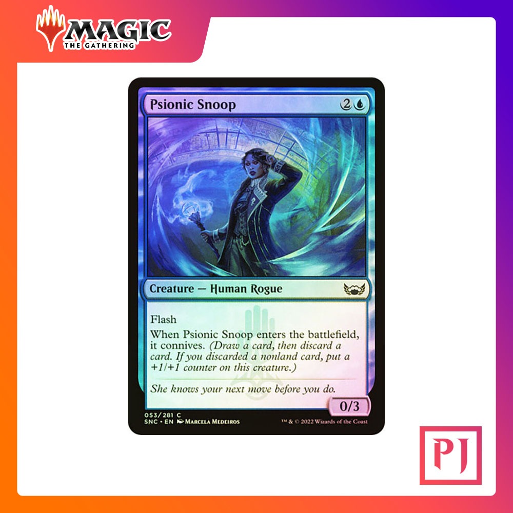 [MTG] Psionic Snoop [TSR] [BLUE] [COMMON] [FOIL] [ENG] (การ์ดเมจิค / Magic the Gathering ...