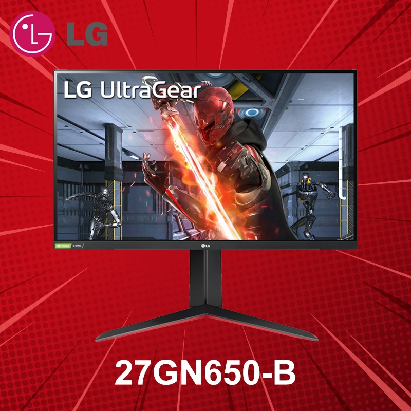 จอมอนิเตอร์ 27" LG UltraGear 27GN650-B IPS FHD 144Hz ประกันศูนย์ 3 ปี ...