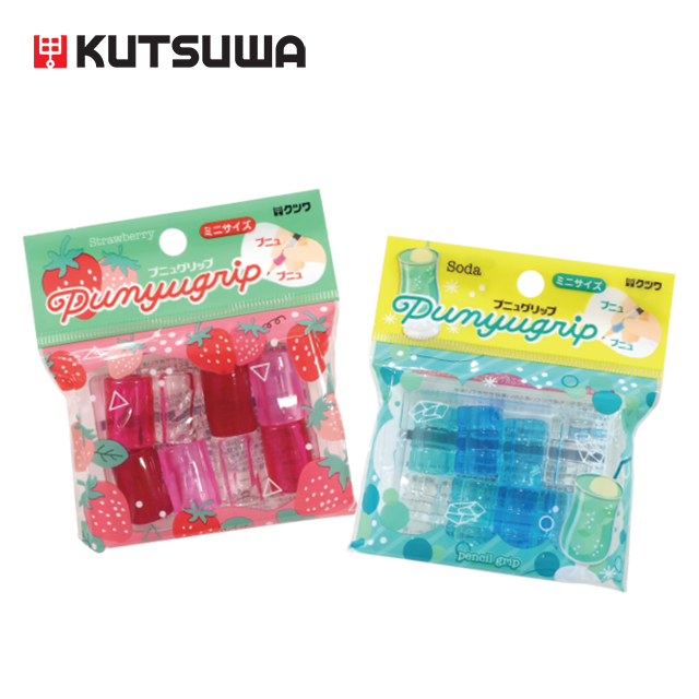 Kutsuwa ที่จับดินสอแบบสั้น 8 ชิ้น (PENCIL GRIP) 1 ห่อ | Shopee Thailand