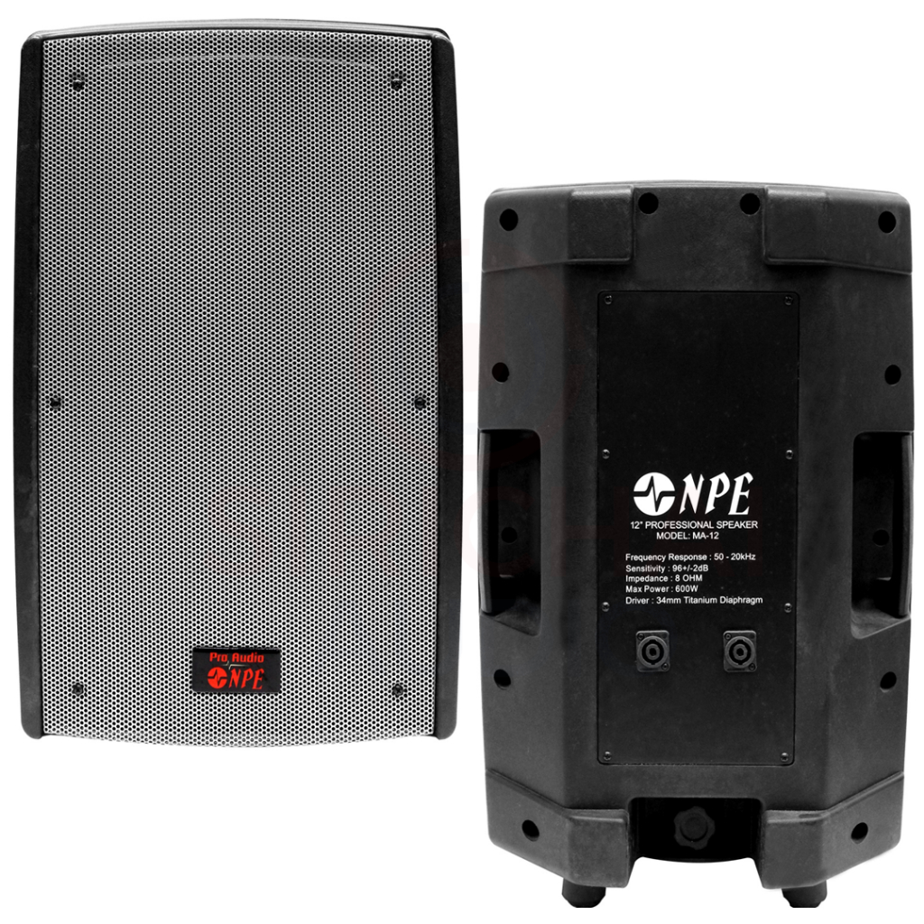 ตู้ลำโพง12นิ้ว NPE รุ่น MA12 ราคาต่อใบ ma-12 ลำโพงabs 2way | Shopee Thailand