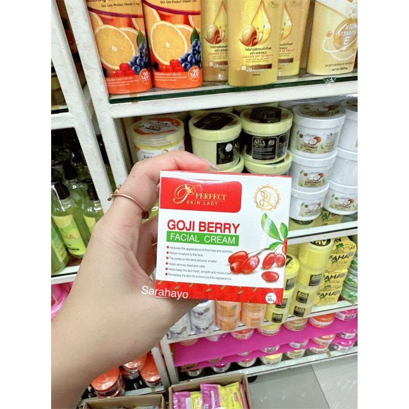 Perfect Skin Lady Goji Berry Facial Cream 30g. โกจิเบอร์รี่ ครีม ...