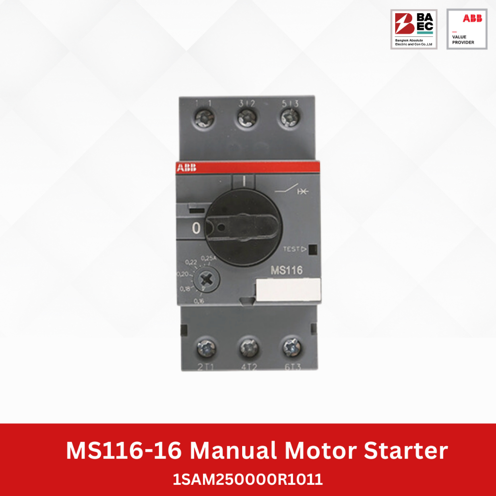ABB MS116-16.0 Manual Motor Starter | Shopee Thailand