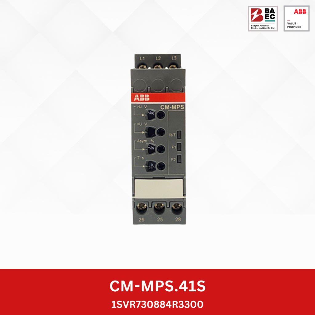 ABB CM-MPS.41S Mutifunctional three-phase monitoring relays | Shopee Thailand