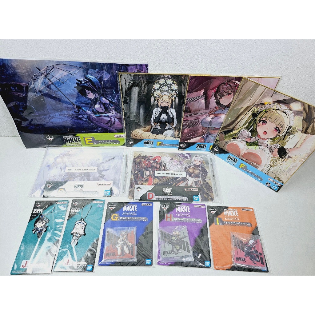 [ของสะสมลิขสิทธิ์แท้] Ichiban Kuji Goddess of Victory: Nikke Chapter 2 - Acrylic Board / Rubber ...