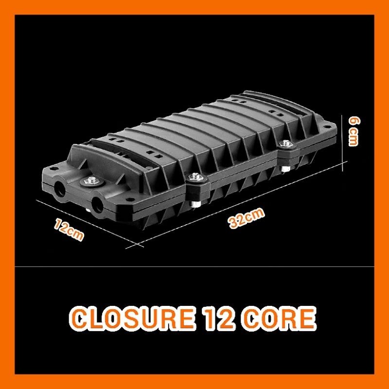 CLOSURE กล่องเก็บไฟเบอร์ 12 CORE | Shopee Thailand