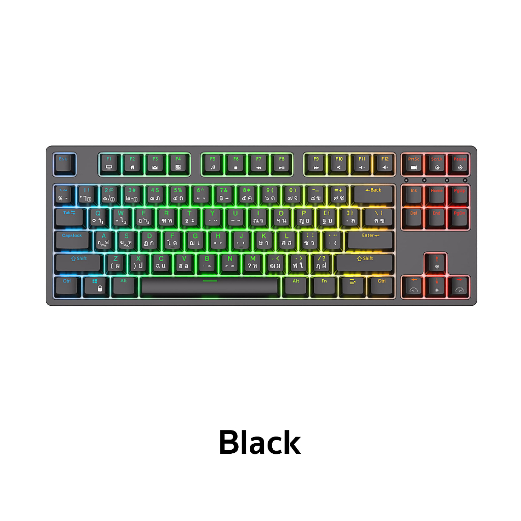 Royal Kludge RK87 Wireless Mechanical Keyboard 87% (TH) คีย์บอร์ดเกม ...
