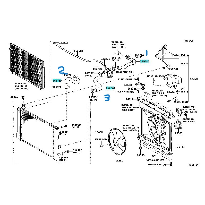 แท้ศูนย์ ท่อยาง หม้อน้ำ ALTIS ปี 2008 - 2013 1.6 - 1.8 หน้าแบน โตโยต้า ...