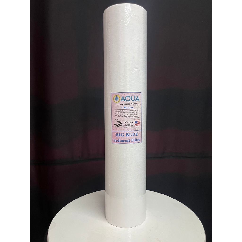 ไส้กรองน้ำ Big Blue Aqua PP 20x4.5 1 Micron สภาพใหม่/มีตำหนิ | Shopee ...