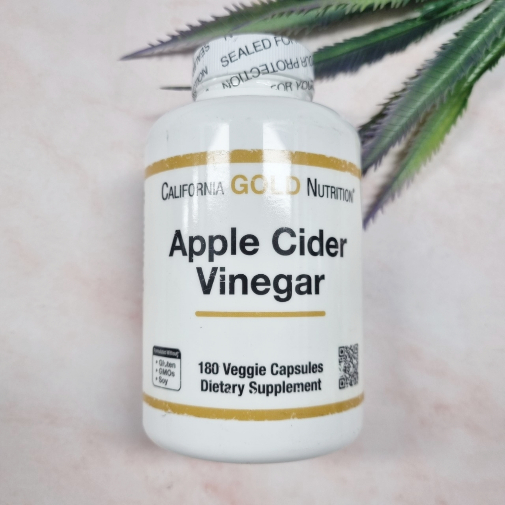 [California Gold Nutrition®] Apple Cider Vinegar 180 Veggie Capsules ...