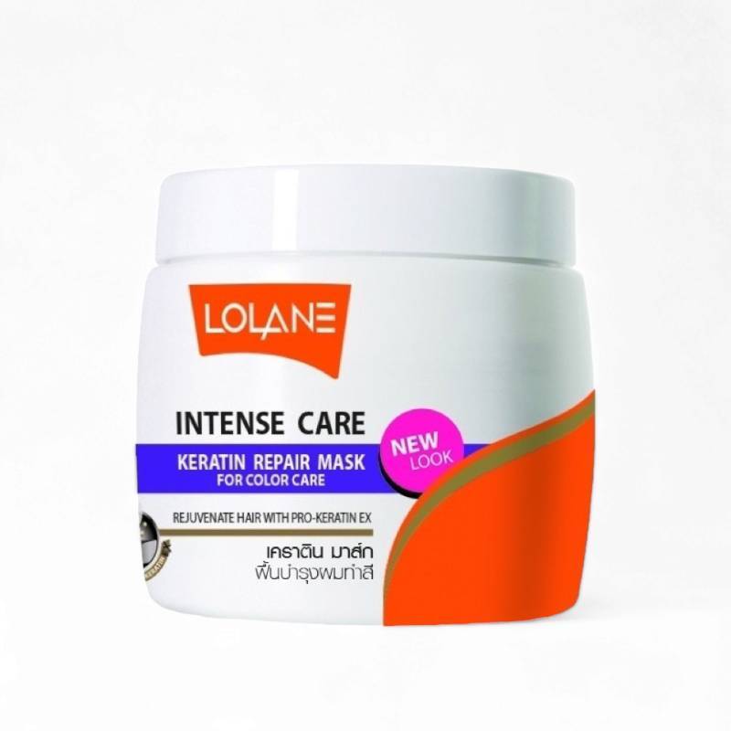 Lolane โลแลน อินเทนซ์ แคร์ เคราติน รีแพร์ มาส์ก ขนาด 200กรัม | Shopee Thailand