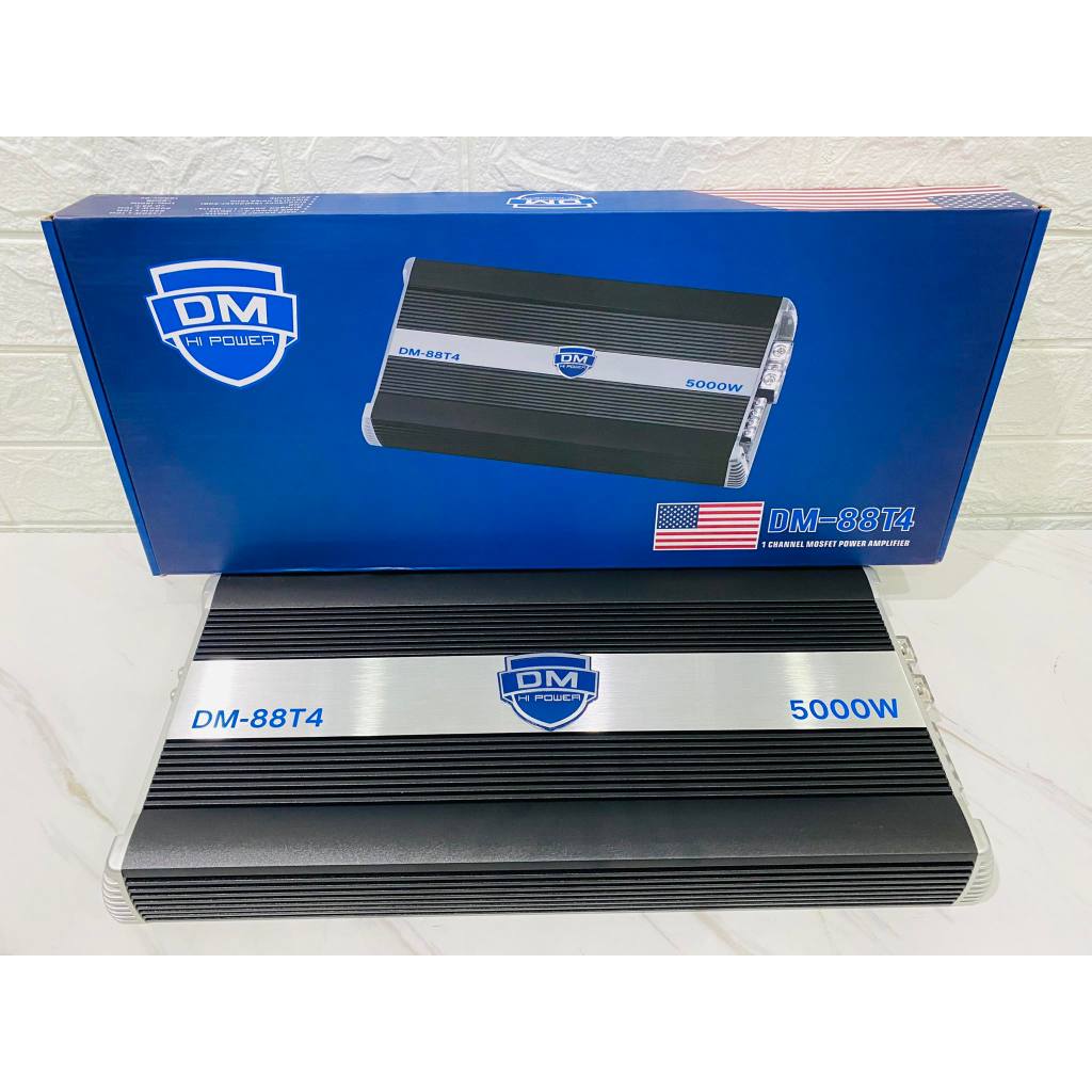 DM รุ่น DM-88T4 เพาเวอร์แอมป์ Class D 5000วัตต์ max | Shopee Thailand