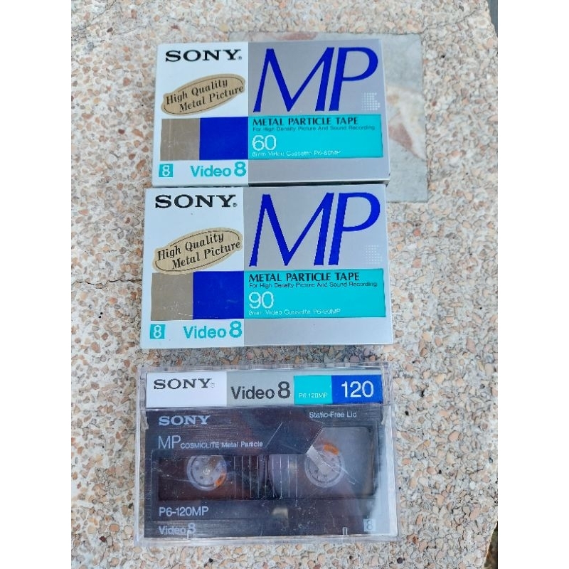 เทป sony video8 p6-60,90,120mp มือ1 | Shopee Thailand
