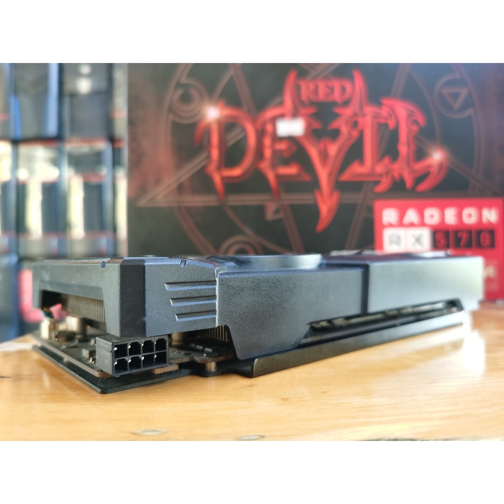 การ์ดจอ VGA (การ์ดแสดงผล) AMD POWERCOLOR RX570/580 RED DRAGON 4GB/DDR5 ...