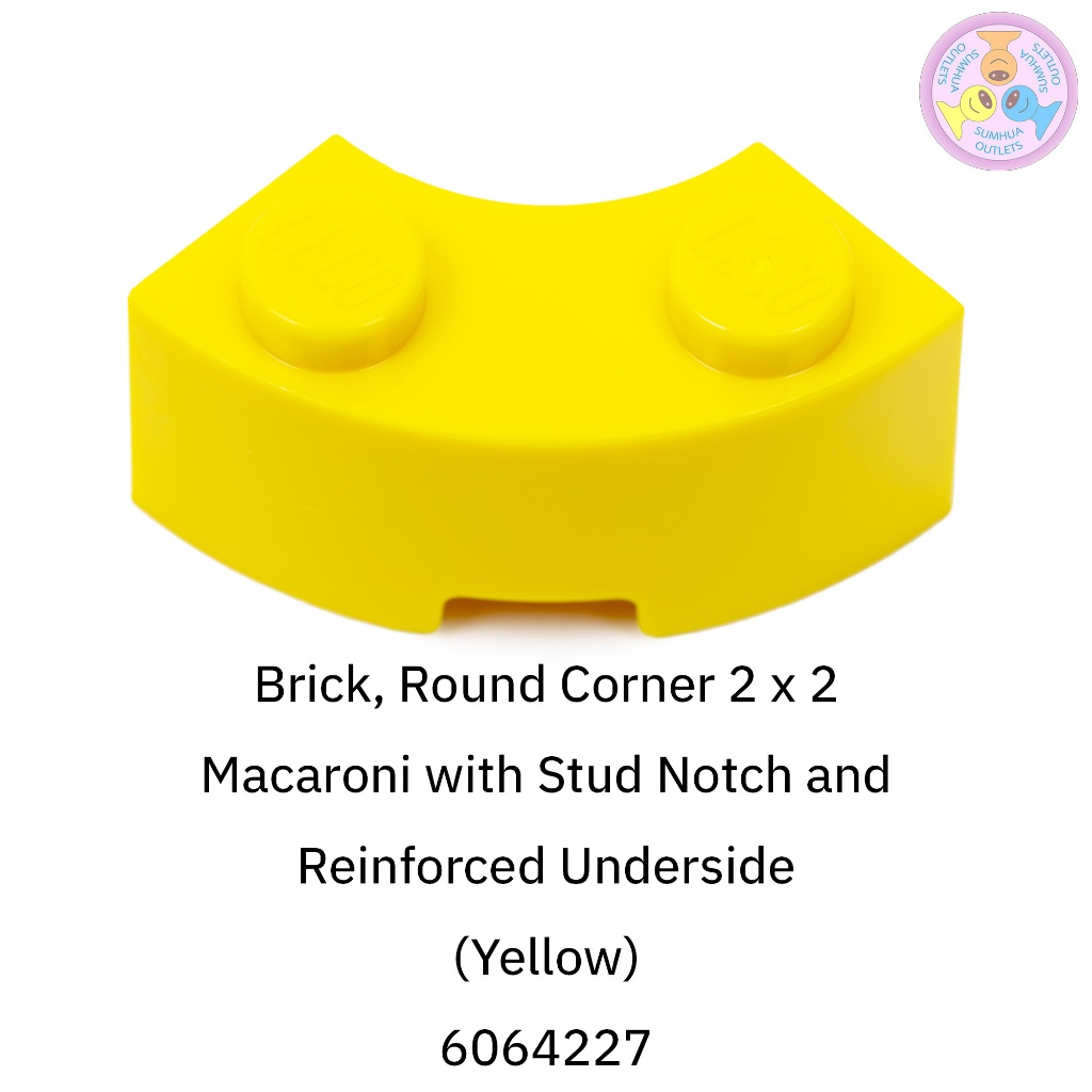 ชิ้นส่วน เลโก้, LEGO Part, No. 85080, Brick, Round Corner 2 x 2 ...