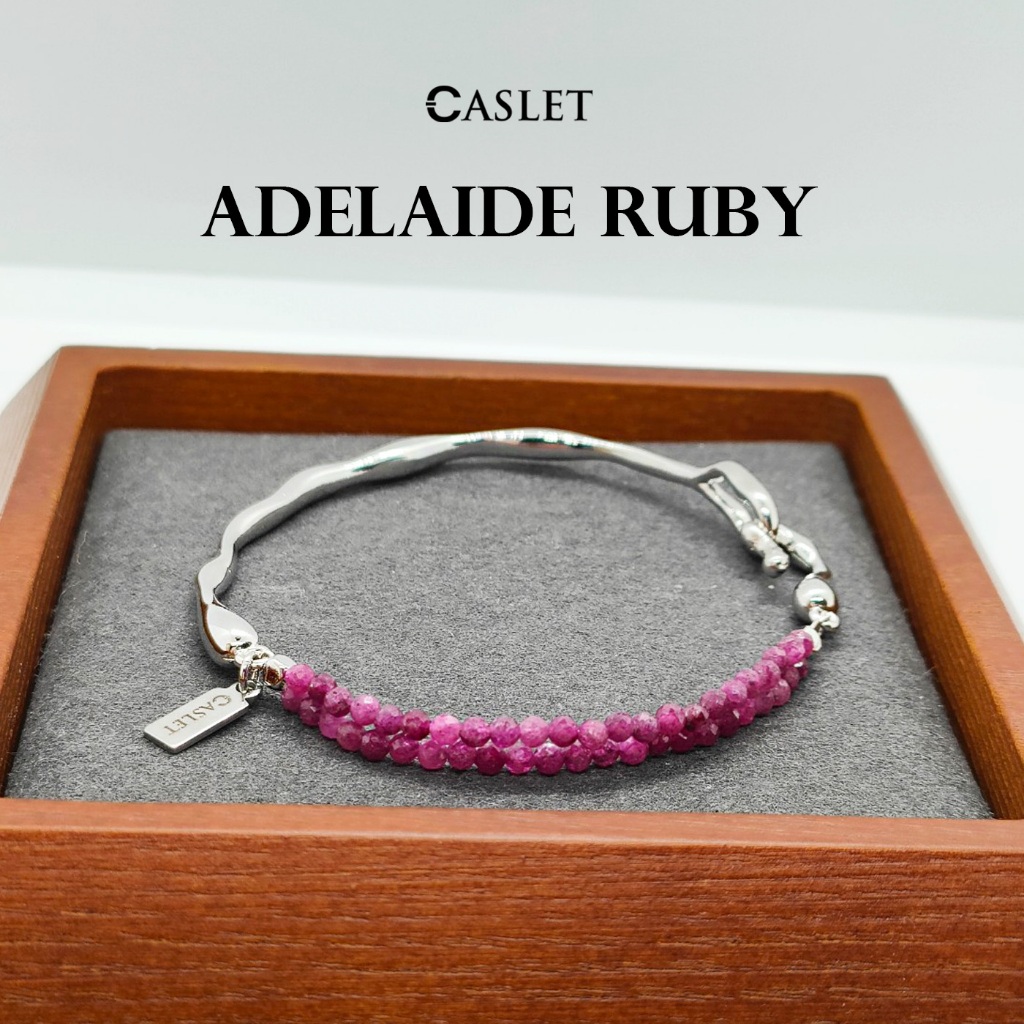 CASLET กำไลหินแท้ ทับทิมแอดิเลด - Adelaide Ruby เสริมการเงิน ชื่อเสียง ...