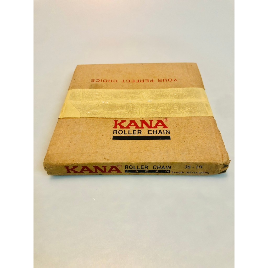 โซ่เหล็กเดี่ยวเบอร์ #35-1R ยาว10ฟุต /1กล่อง KANA Roller Chain #35-1R | Shopee Thailand