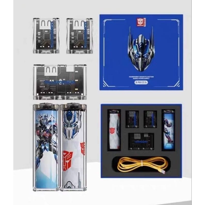 power bank bumblebee Transformers TF-D05 ชุดถ่านชาร์จ 10000 mAh ...