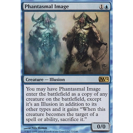 Phantasmal Image การ์ด Magic The Gathering ของแท้ จากชุด 2012 Core Set ...