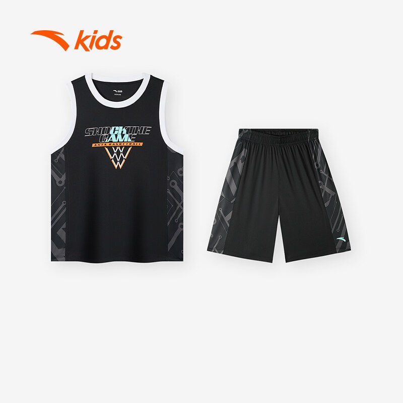 ANTA Kids Boys Basketball Suits W352331204-3 Official Store | Shopee ...