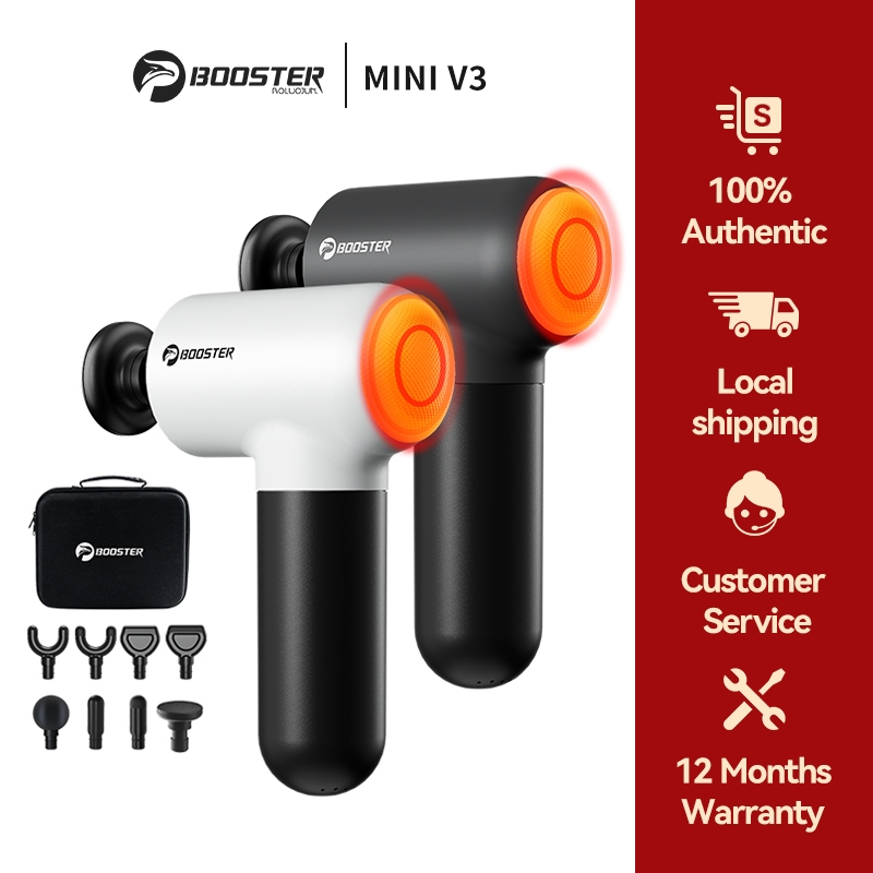 Booster MINI V3 ปืนนวด 55 ° C ความร้อนกดพังผืดปืนกล้ามเนื้อบรรเทาอาการ ...