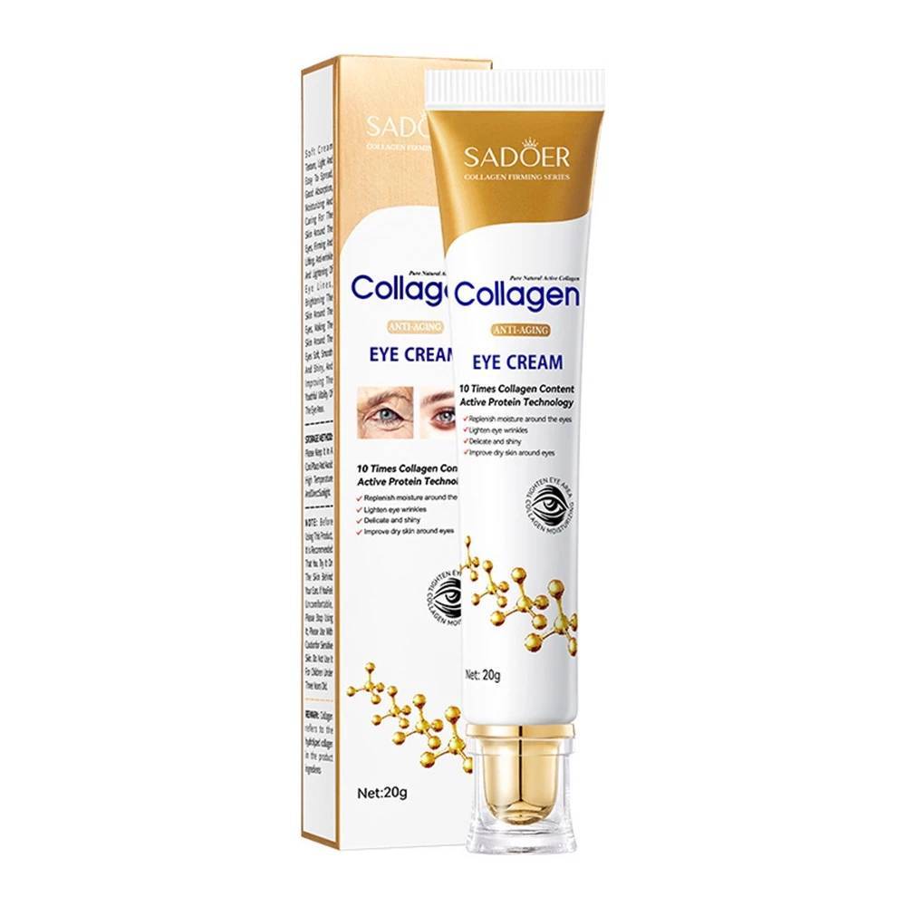 SADOER Collagen Anti-AGING EYE CREAM ครีมบำรุงรอบดวงตา ฟื้นฟู ชุ่มชื้น ... SADOER Collagen Anti-AGING EYE CREAM ครีมบำรุงรอบดวงตา ฟื้นฟู ชุ่มชื้น ...