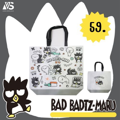 กระเป๋าลามิเนต ลิขสิทธิ์แท้จาก SANRIO [ขนาด 45x35x12 cm.][ลาย BADZ BADZ ...