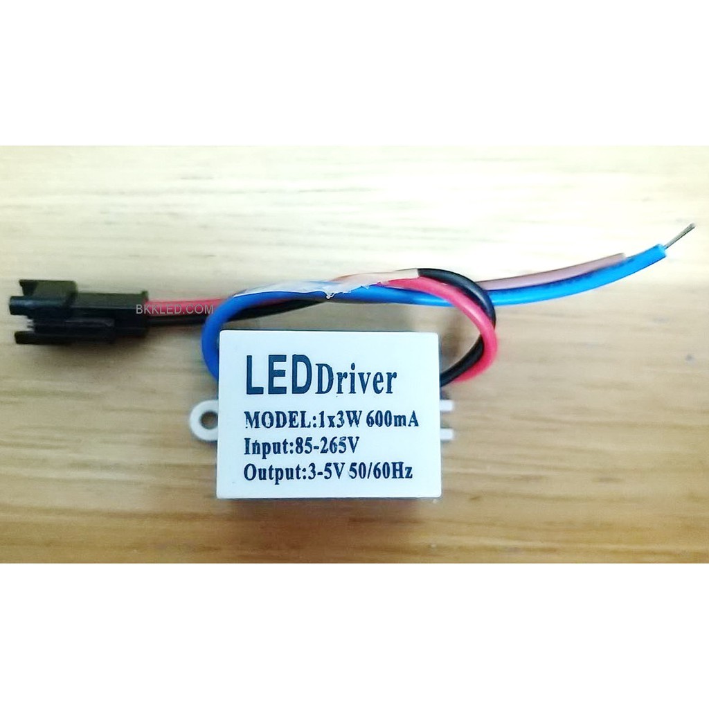 LED DRIVER ขับหลอด 3W แรงดัน 3-4V 600mA ใช้ไฟบ้าน 220V | Shopee Thailand
