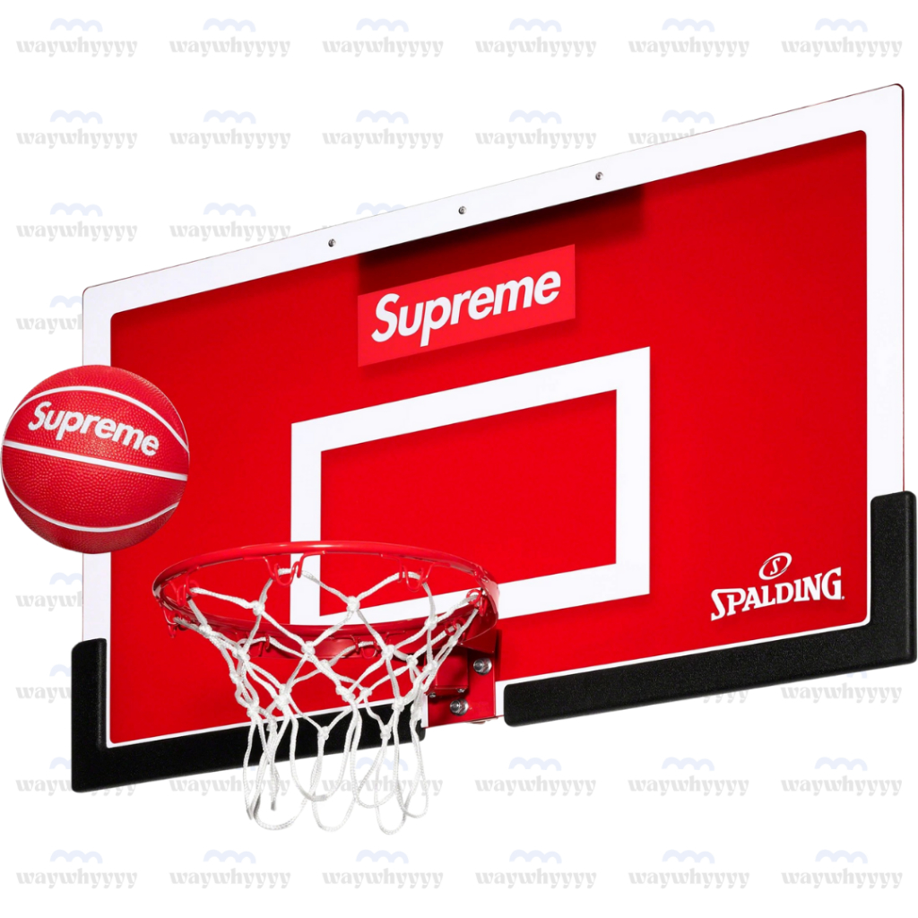 แป้นบาส ของสะสม SUPREME X SPALDING MINI BASKETBALL HOOP | Shopee Thailand