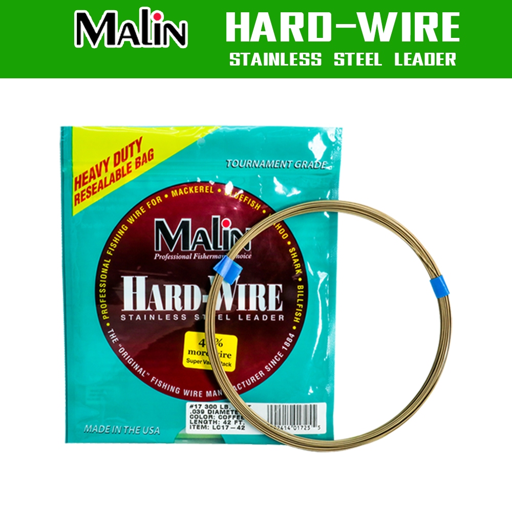 MALIN ลวดแข็ง - รุ่น HARD-WIRE สลิงแข็ง ลวดสลิง สลิงตกปลา สายสลิง ...
