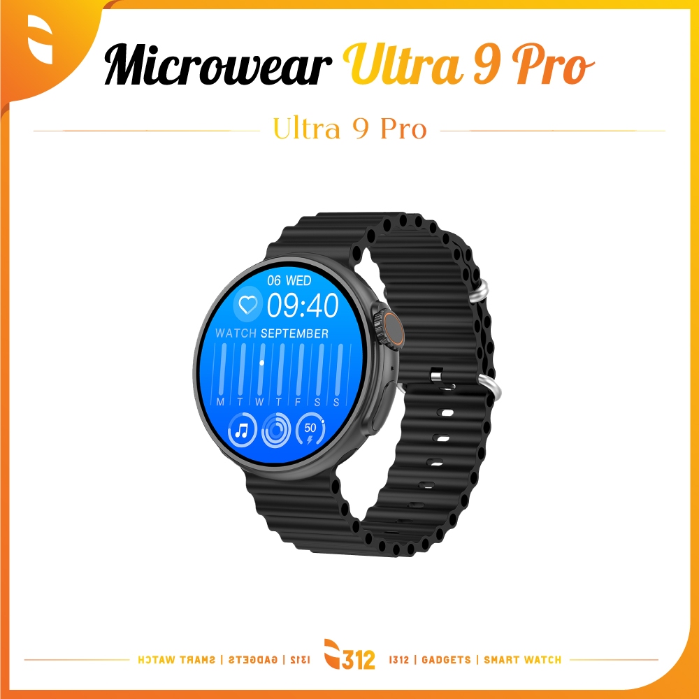 นาฬิกา Microwear รุ่น Ultra 9 Pro รองรับ IOS Android อายุการใช้งาน 15 ...