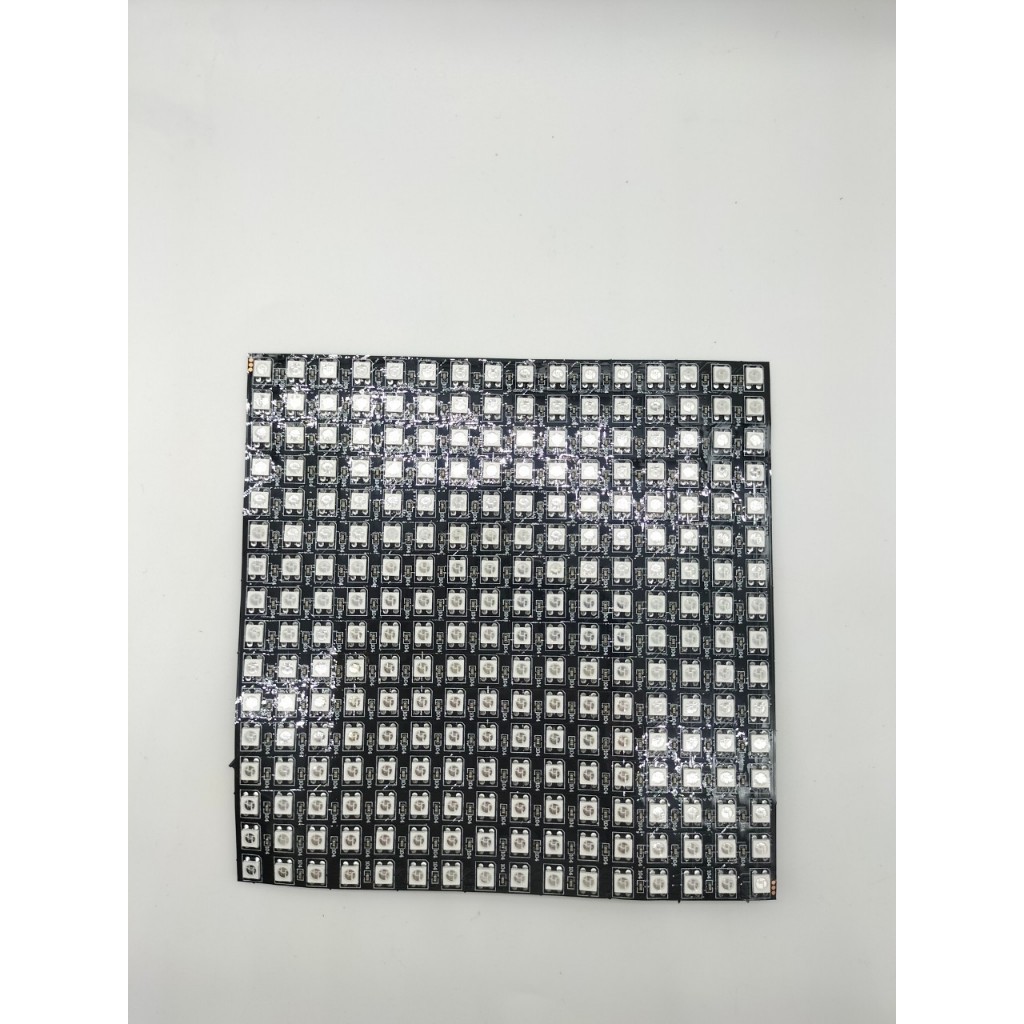 WS2812B Flexible Individually Addressable LED Metrix Panel ขนาด 16X16ไฟ ...